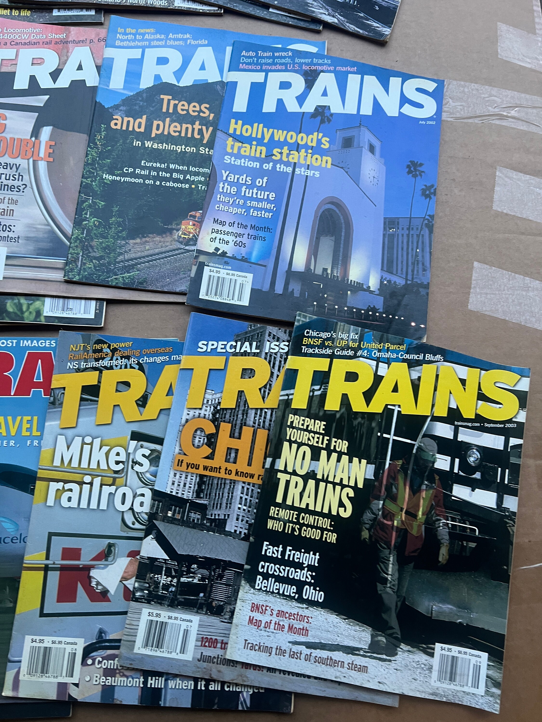 Lot of 32 Trains Magazine the Magazine of Railroading 2002-2004 Issues ...