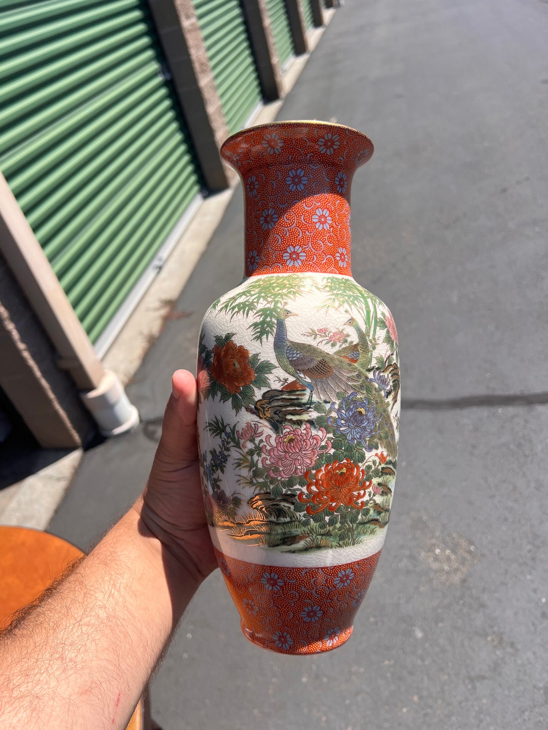 Vintage Japanese Shibata Porcelain Floral Peacock Oriental - Etsy