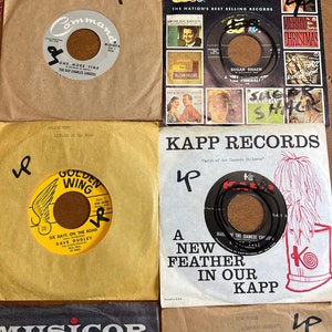 Lot of 16 45 RPM Vinyl Records Mixed Singles - Etsy