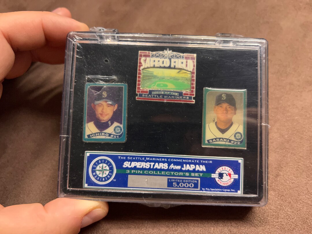 1/5000 Limited Edition 3 Pin Set Seattle Mariners Superstars From Japan ...