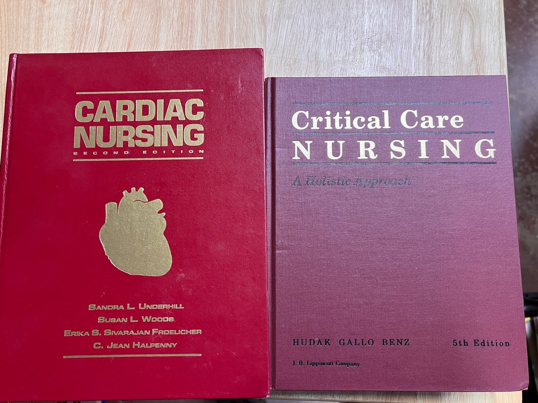 Lot of 2 Cardiac Nursing, Critical Care Nursing by Lippincott Company ...