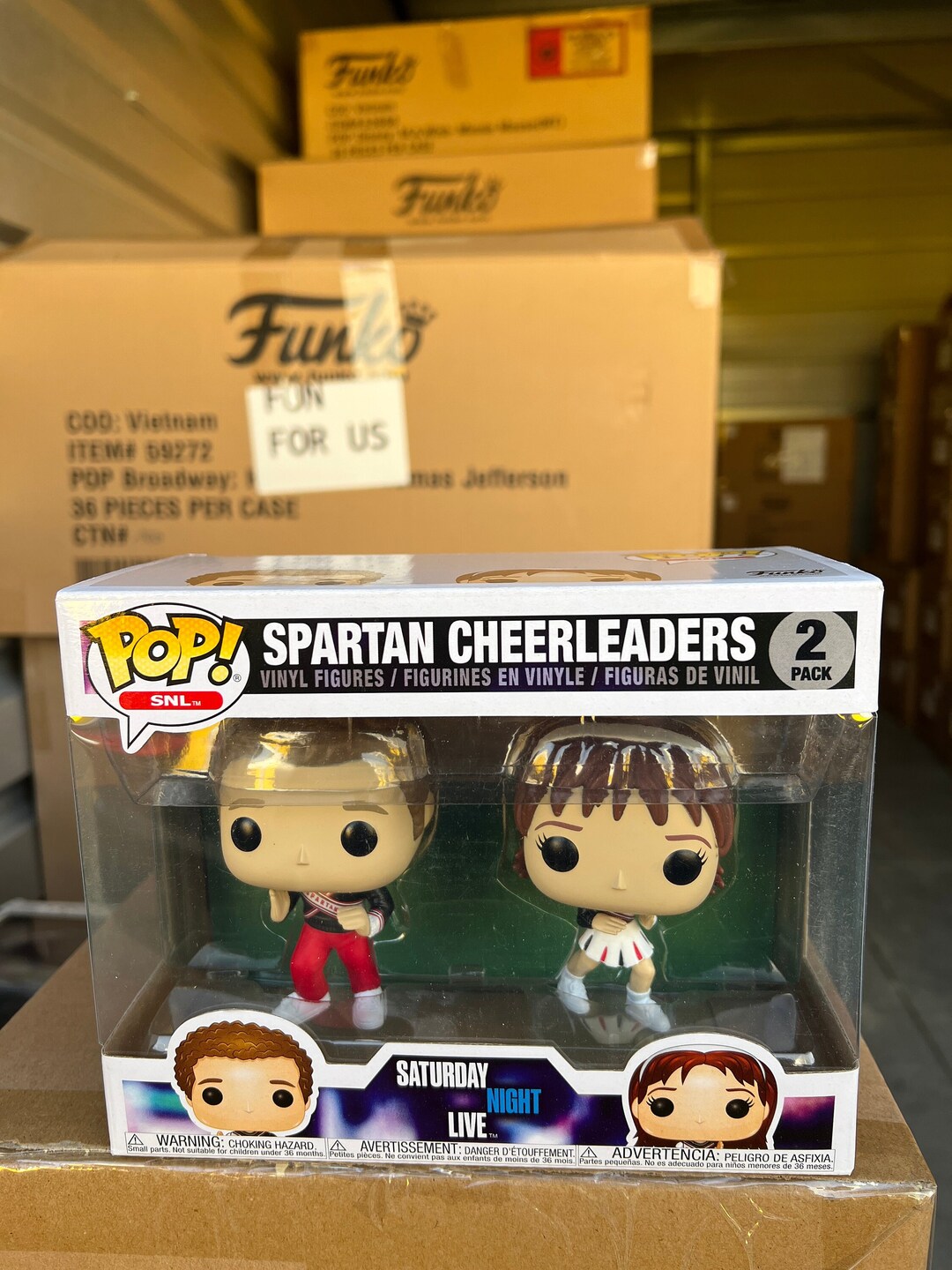 Funko Pop SNL: Spartan Cheerleaders 2 Pack, Saturday Night Live Vinyl ...