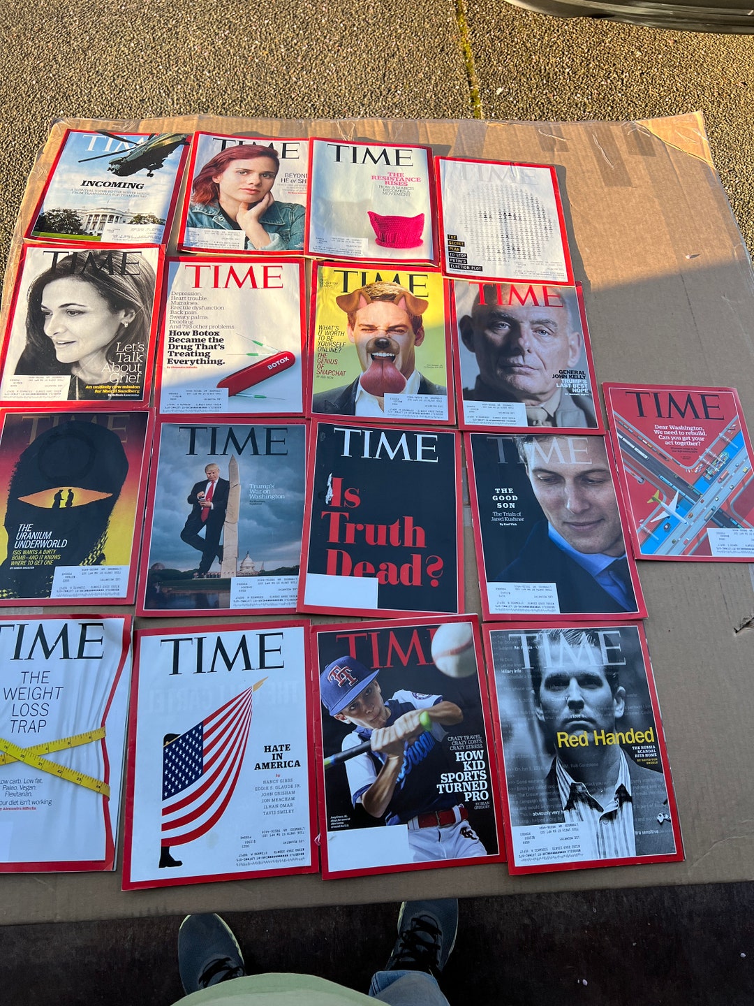 Lot of 17 Issues of TIME Magazine 2017 - Etsy