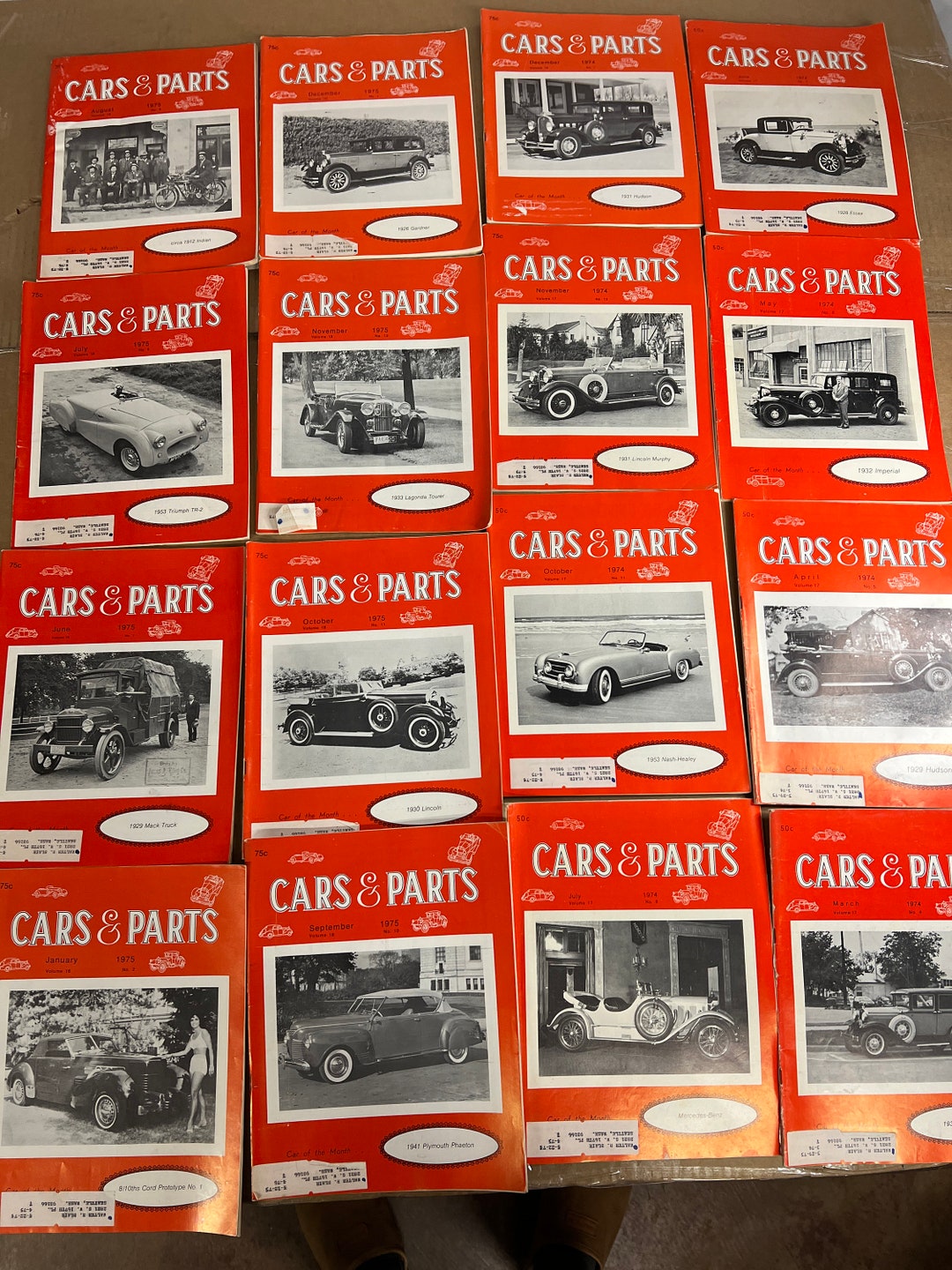Mixed Lot of 16 Cars and Parts Magazine 1974-1975 - Etsy
