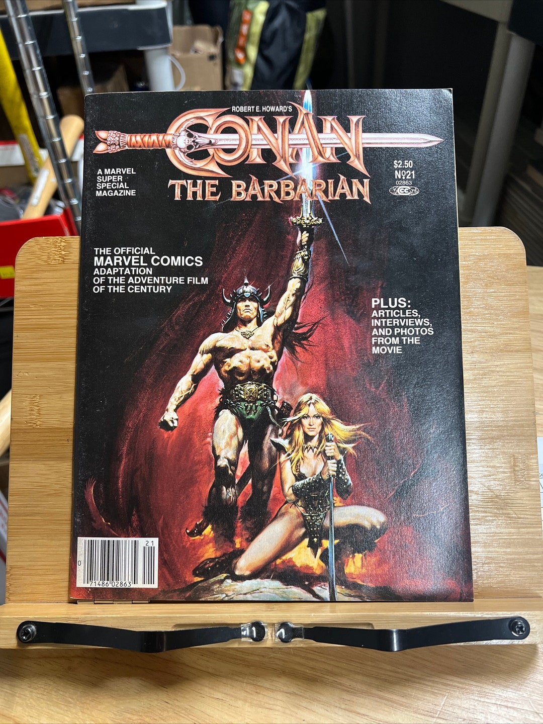 Marvel Super Special 21 Conan the Barbarian Movie Adaptation 1982 - Etsy