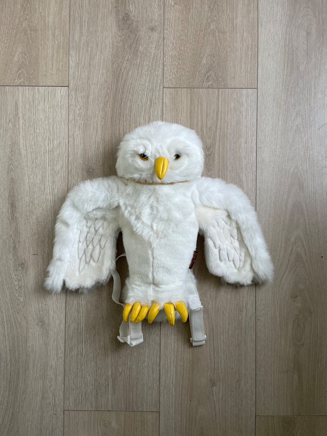 Vintage Hedwig Backpack Plush Plushie Bag 2001 Warner Bros HP Harry ...