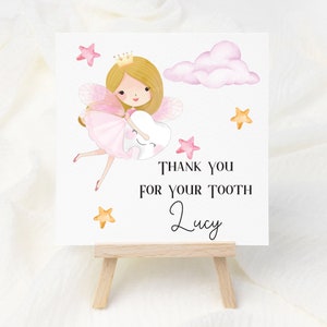 Card From the Tooth Fairy, Tooth Fairy Card, Personalised Tooth Fairy ...
