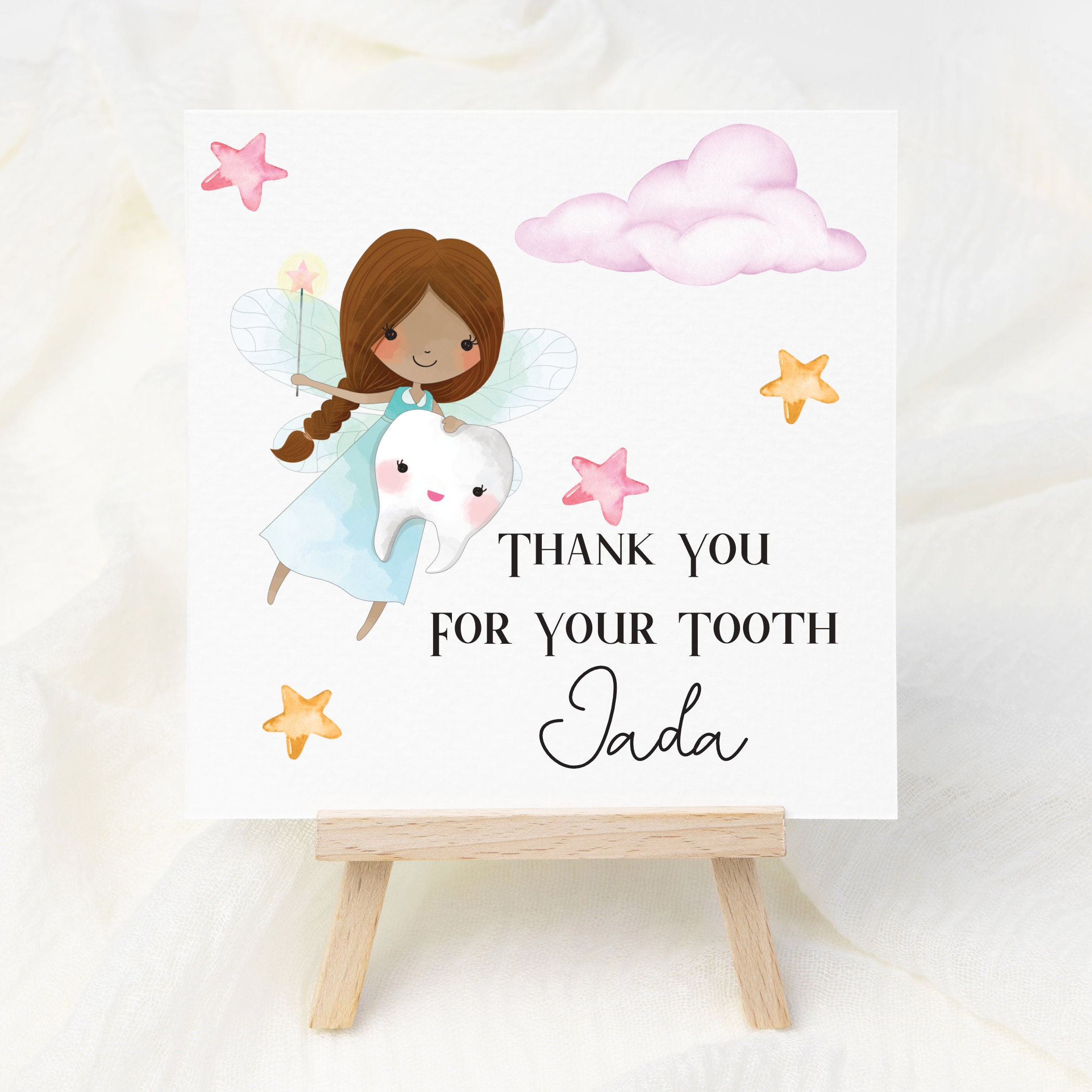 Card From the Tooth Fairy, Tooth Fairy Card, Personalised Tooth Fairy ...