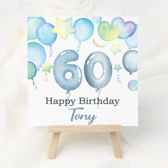 60th Birthday Cards For Men