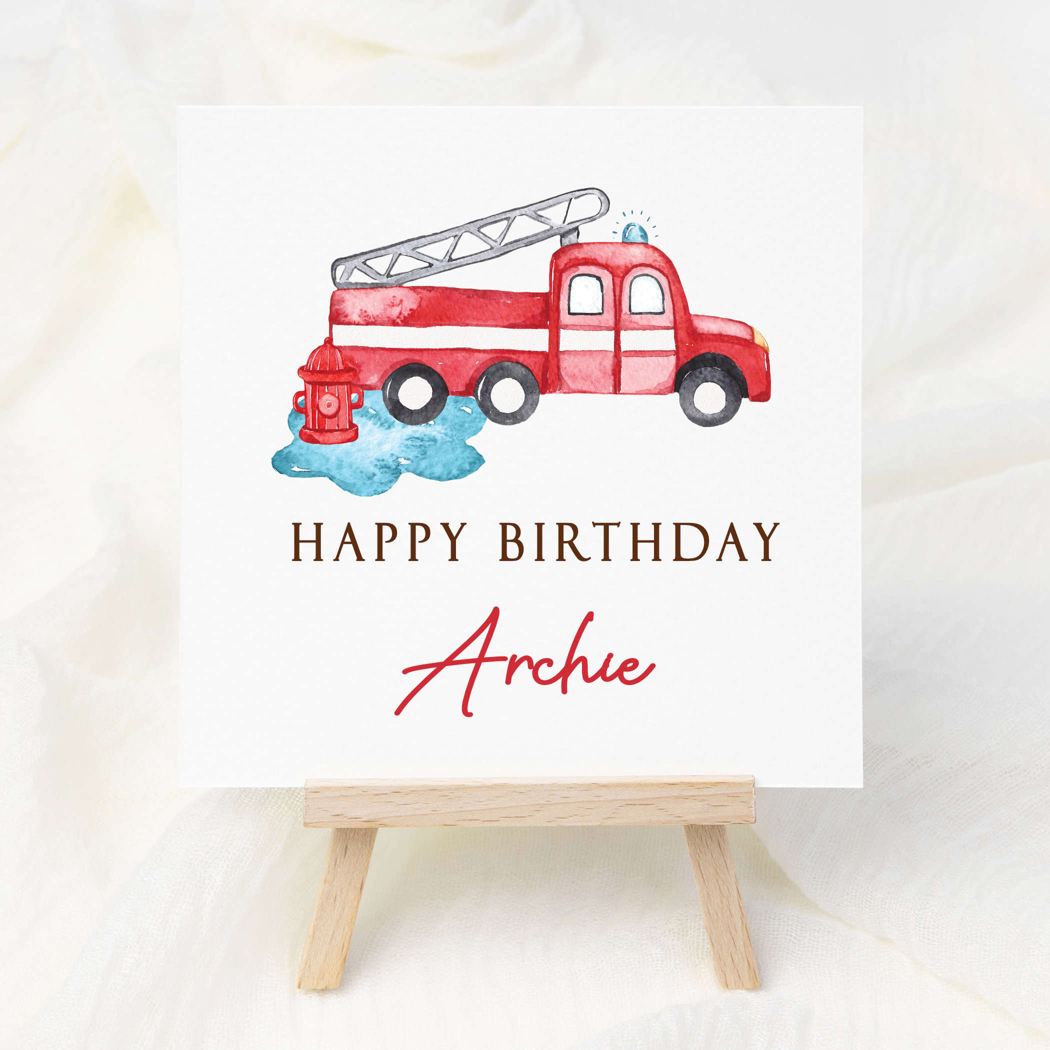 Personalised Birthday Card for A Boy, Contruction Site Card, 1st, 2nd ...
