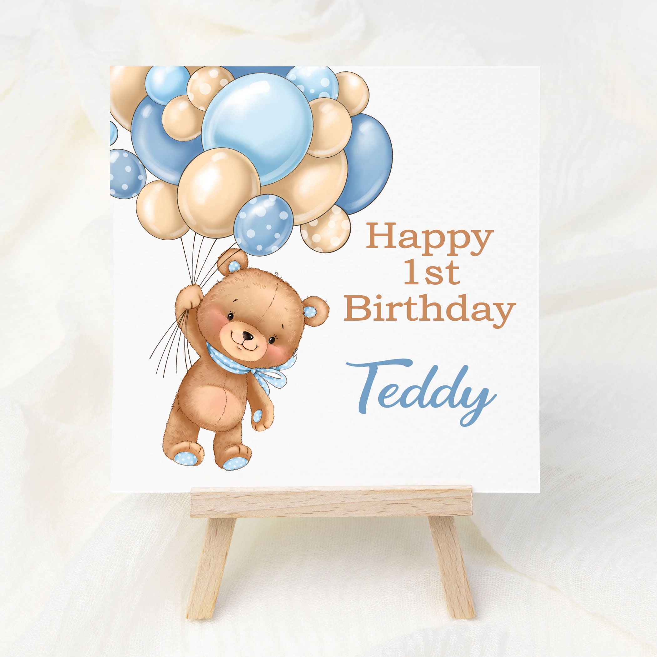 Teddy Happy Birthday Boy