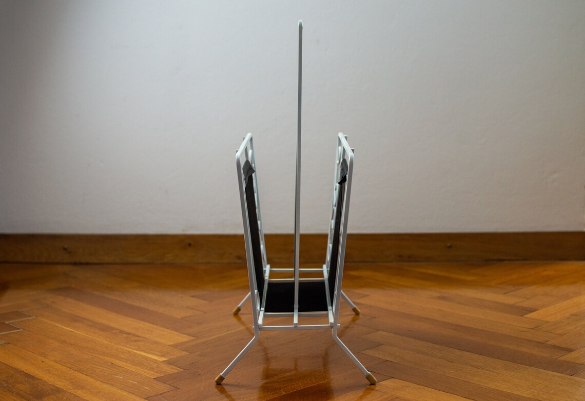 60s Newspaper Stand Vintage Magazine Holder Mid-century - Etsy