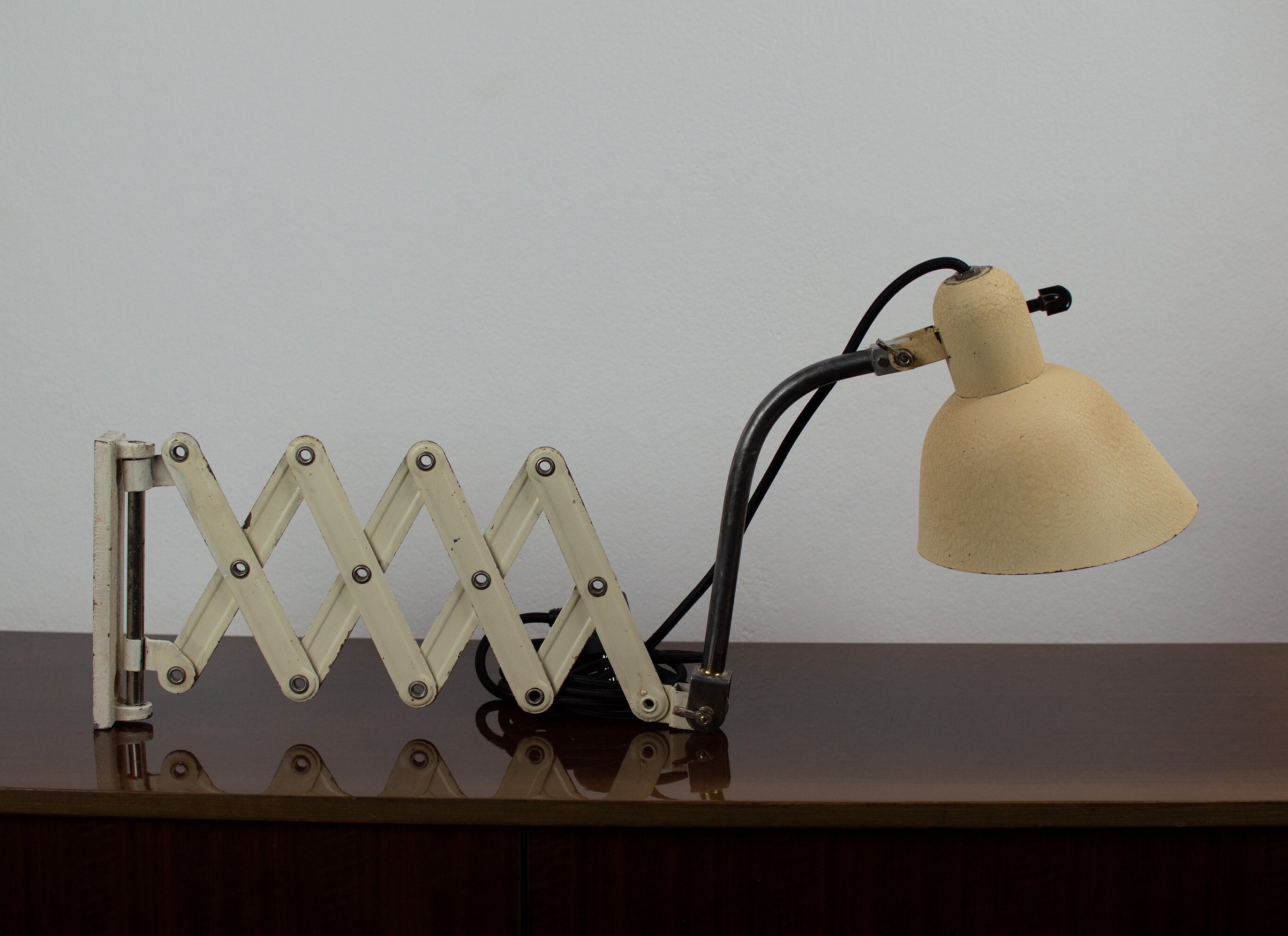 Vintage Desk Lamp | Industrial Scissors Light | Mid-century Modern ...