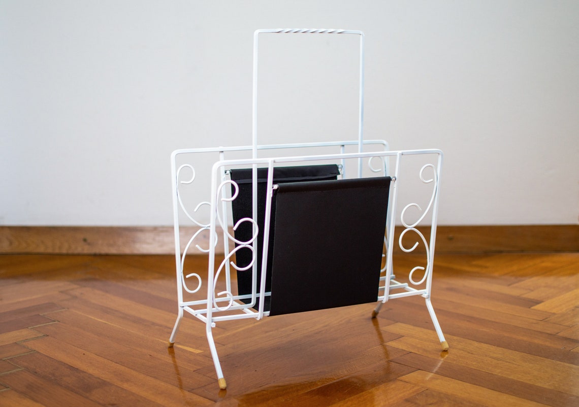 60s Newspaper Stand Vintage Magazine Holder Mid-century - Etsy