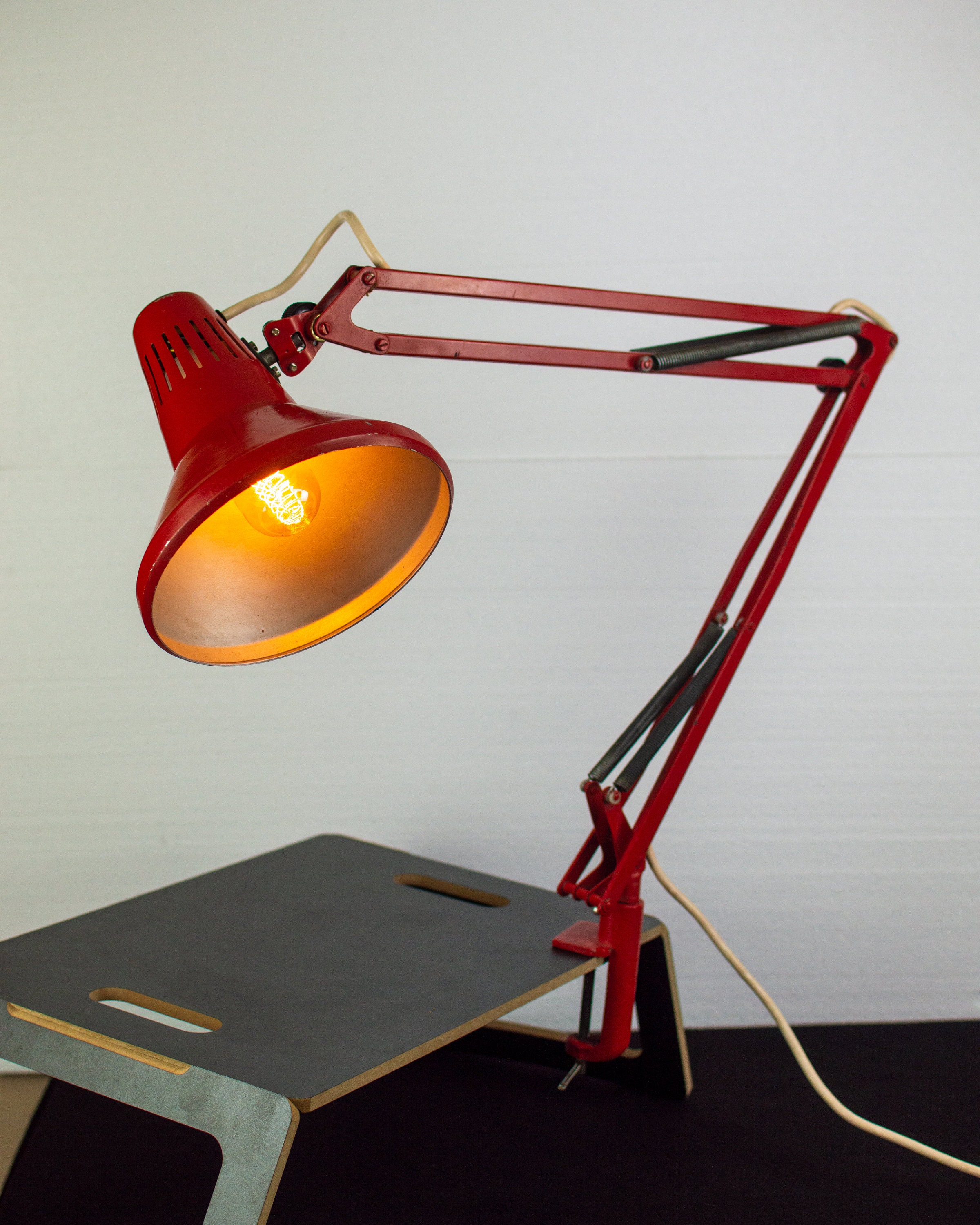 Vintage Architect Desk Lamp 60's Industrial Lighting | Etsy