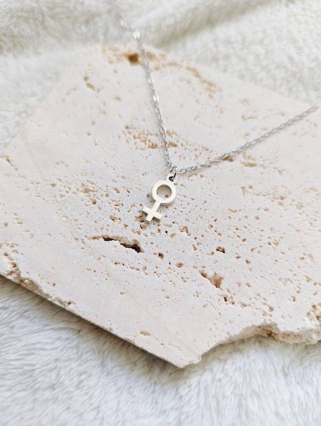 Venus Symbol Necklace | Feminist Women's Symbol Necklace | Feminist ...