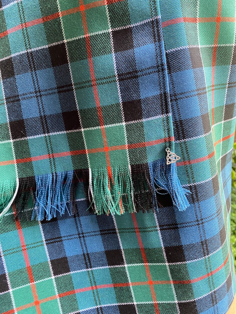 Ancient Colquhoun 100% Wool Tartan Shawl - Etsy