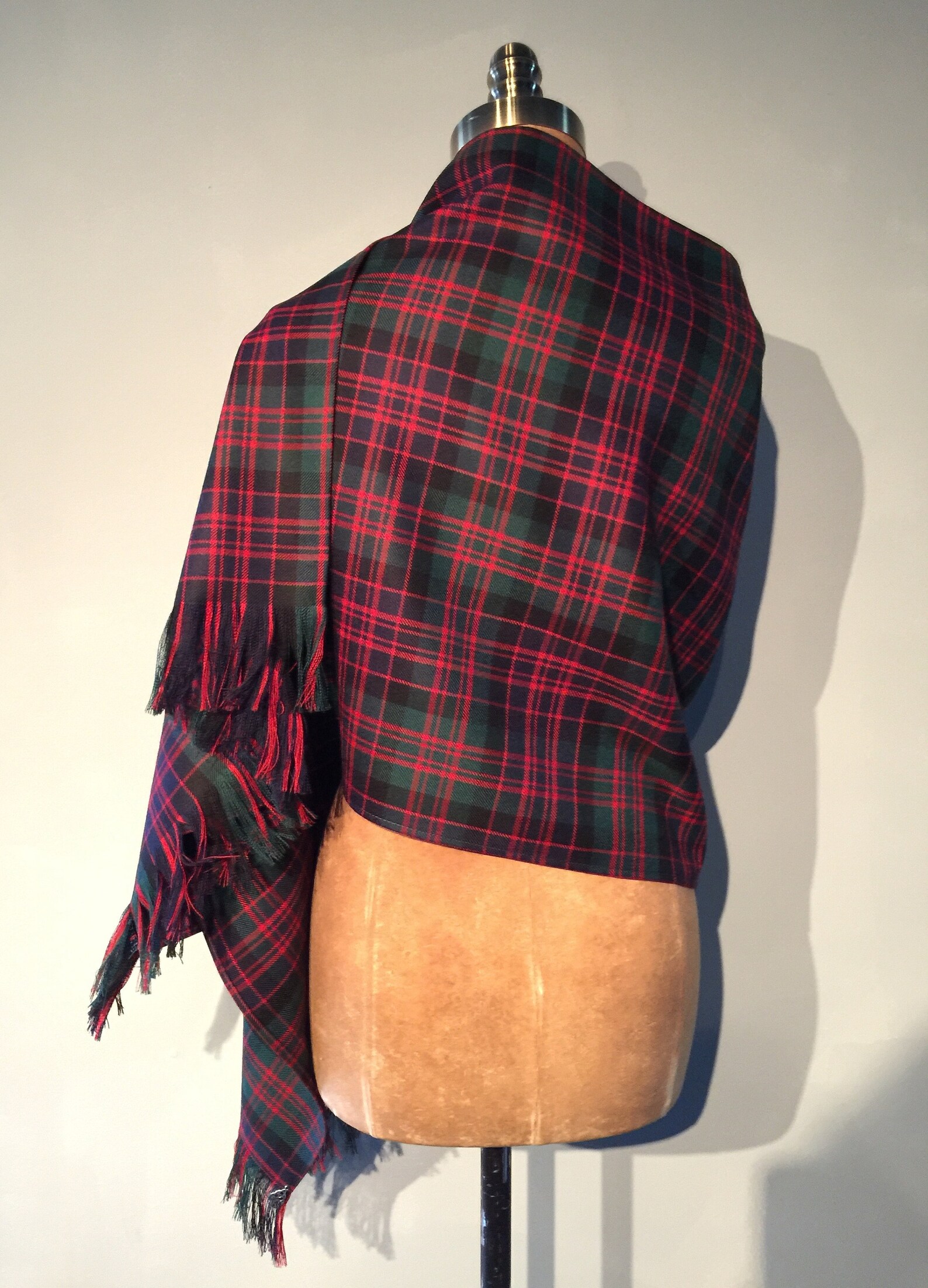 Modern Mcdonald 100% Wool Tartan Shawl, Wrap, Sash, Scarf - Etsy