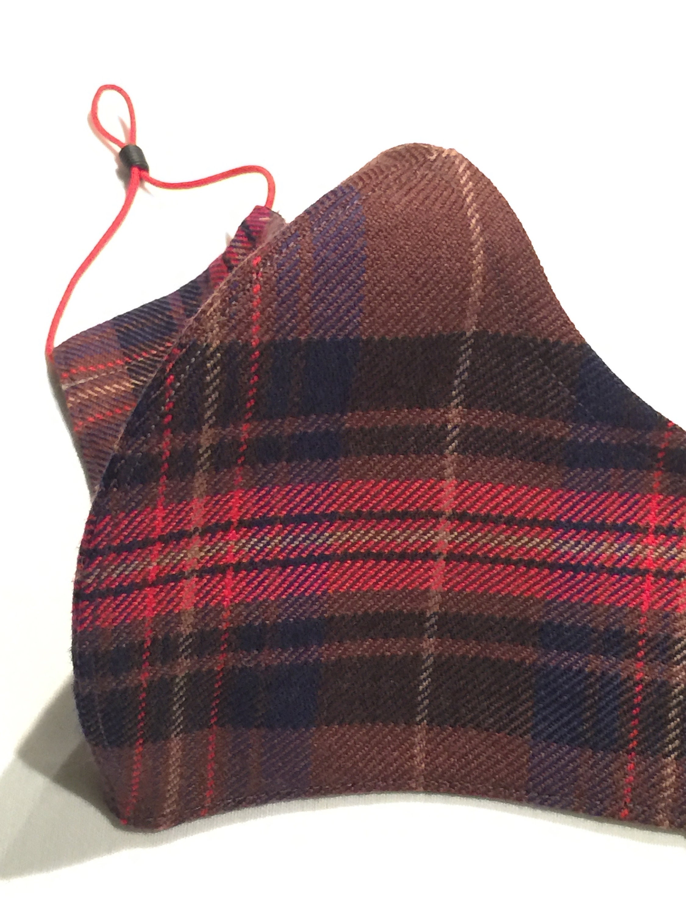 Welsh Wool Tartan Face Mask Covering - 40 Tartans - 'the Premium Range ...