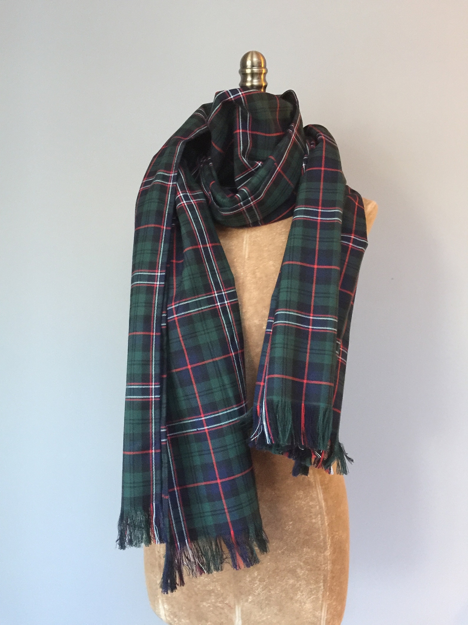 Tartan Stole Scarf Sash in 80+ Authentic Tartans - NON WOOL - 200 Cm ...