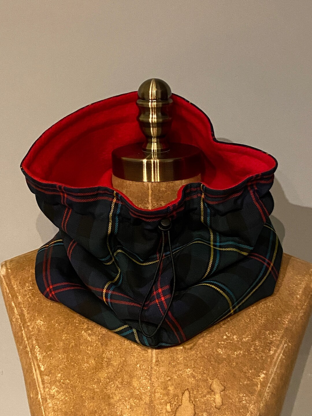 Winter Tartan Fleece Lined Cowl in 80 + Authentic Tartans - NON WOOL ...