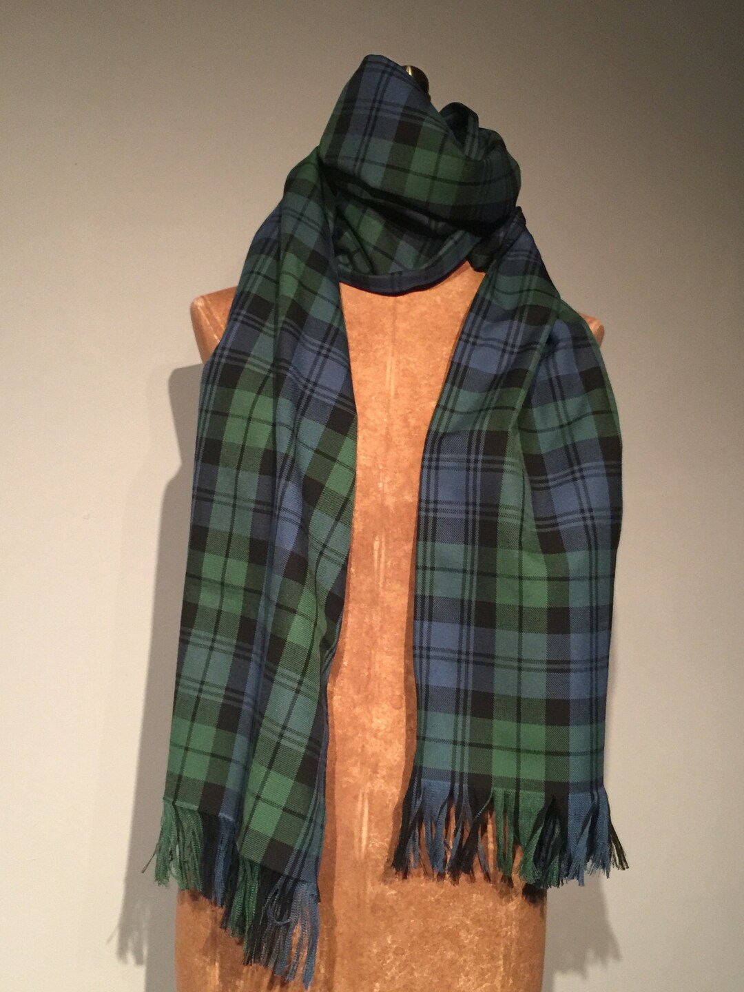 Tartan Stole Scarf Sash in 80+ Authentic Tartans - NON WOOL - 200cm ...