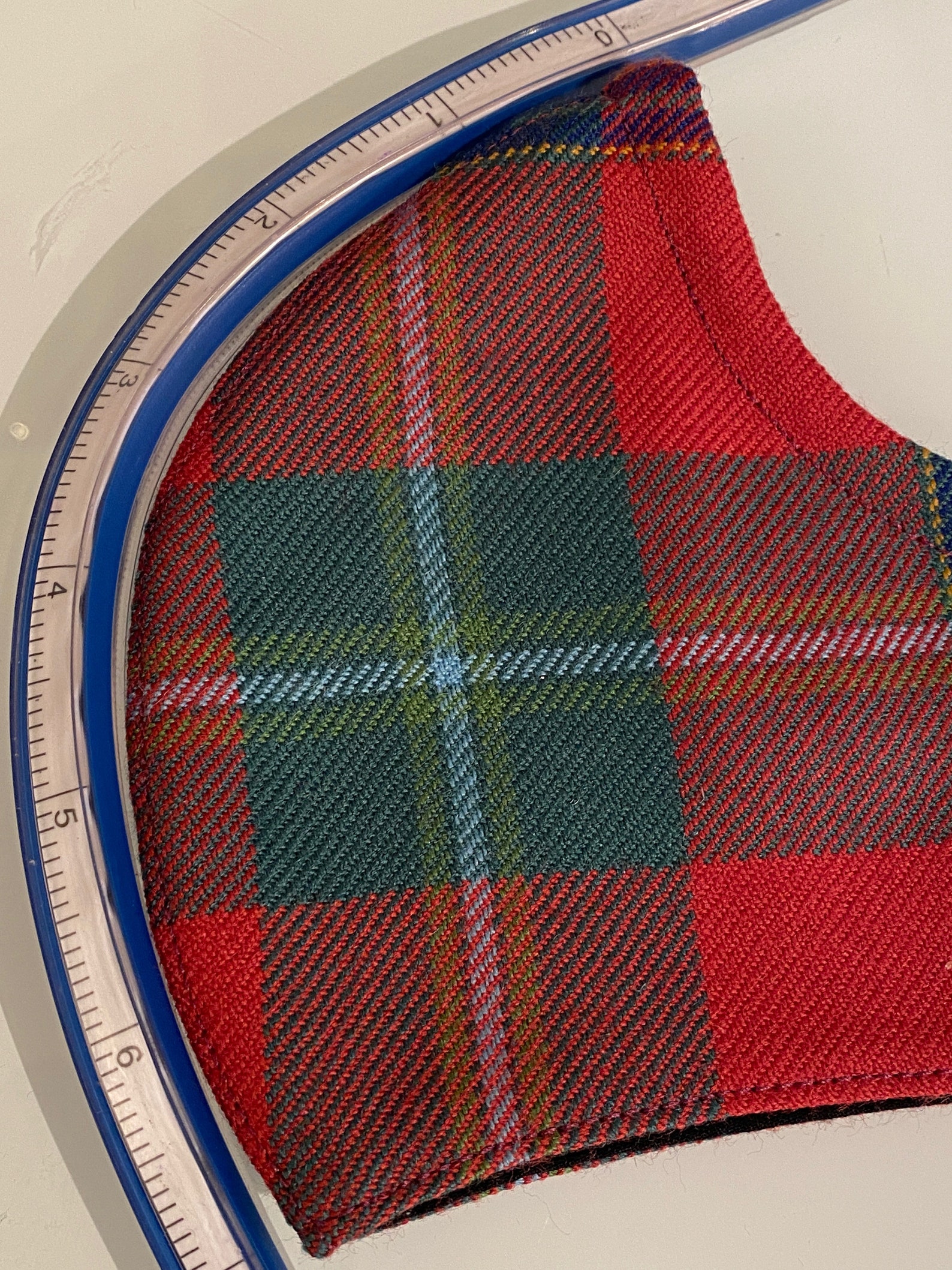 Connemara ( Irish) Tartan Face Mask Set - 2 Adult TAPERED Masks With ...