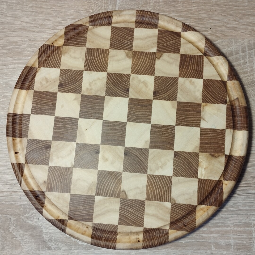 Butcher Block,wood MAPLE Birch(tree),handmade,cutting Board,with Feet ...