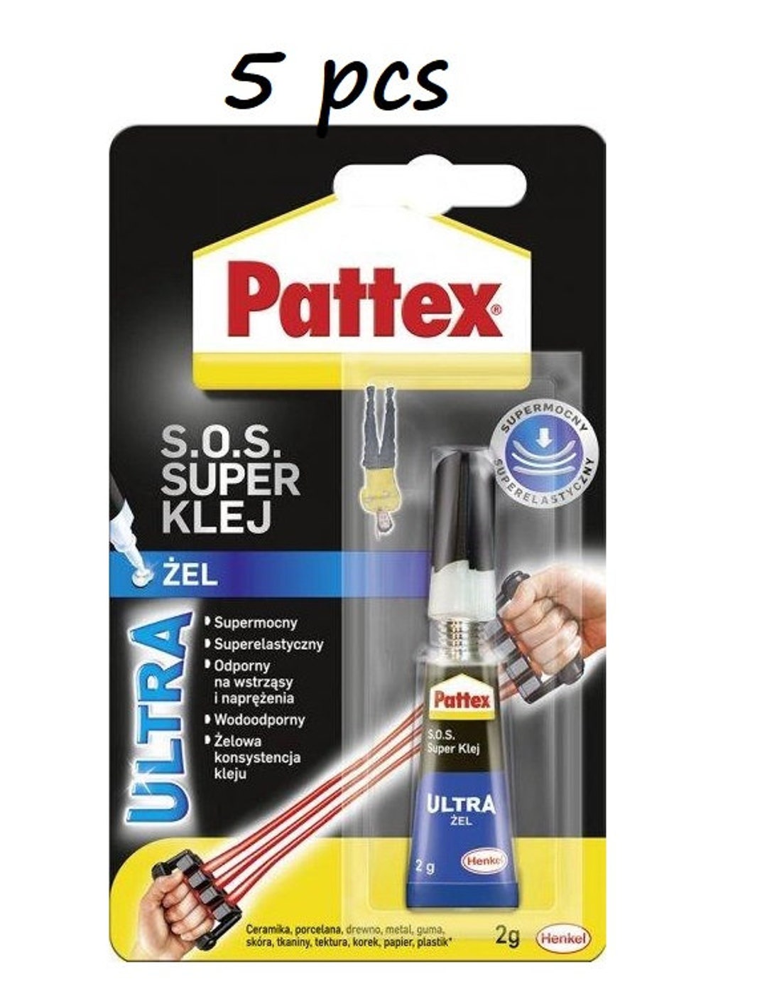 5 Pcs MOMENT ULTRA GEL Flexible Super Glue Strong Instant Adhesive ...