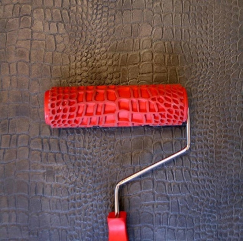 Decorative Stamp Crocodile Structural Rubber Roller 180x60 Mm - Etsy