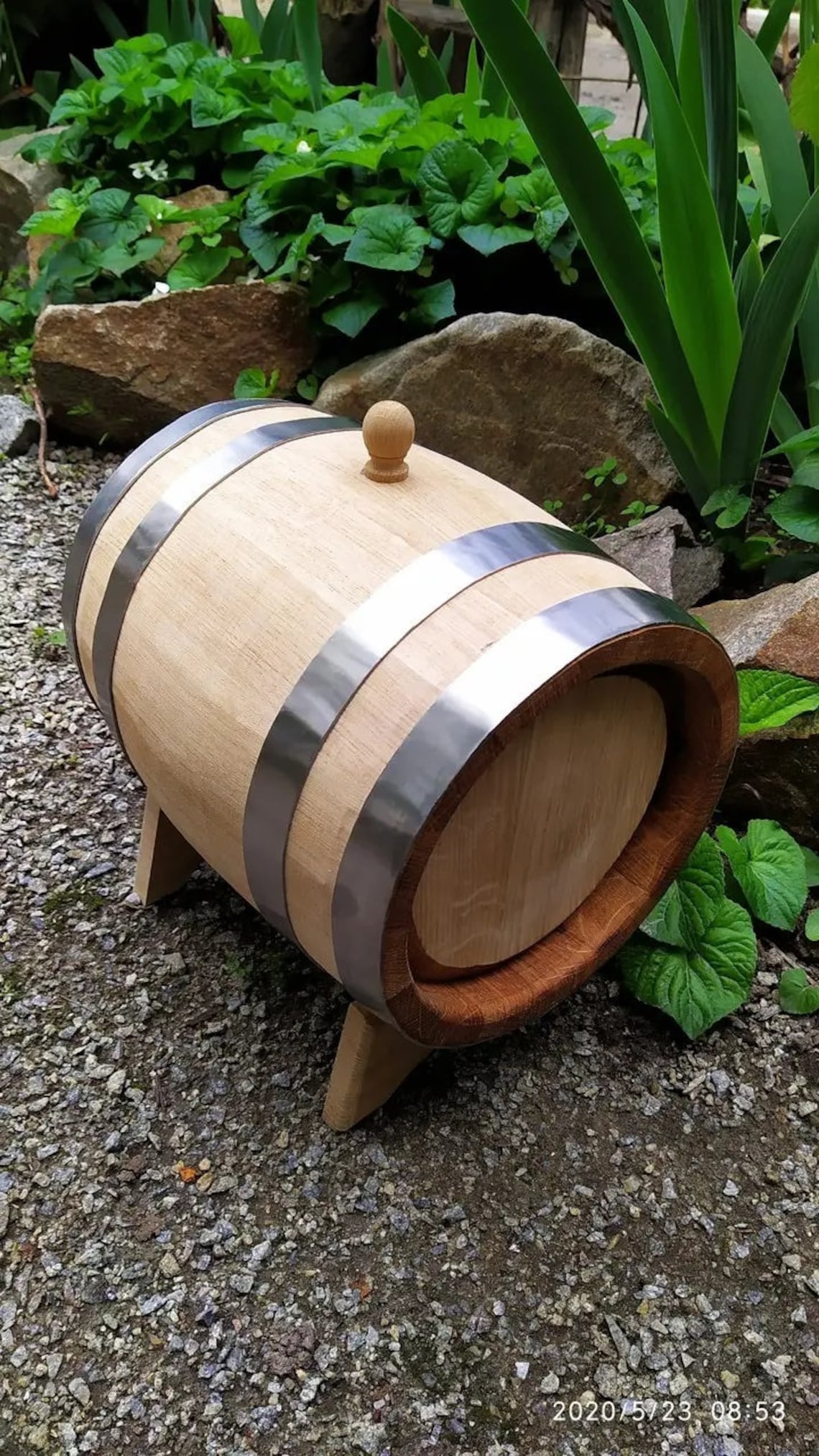 Oak Barrel 5 L(1.32 Gall) (M+) Whiskey Brandy Wine Beer Sake Rum ...