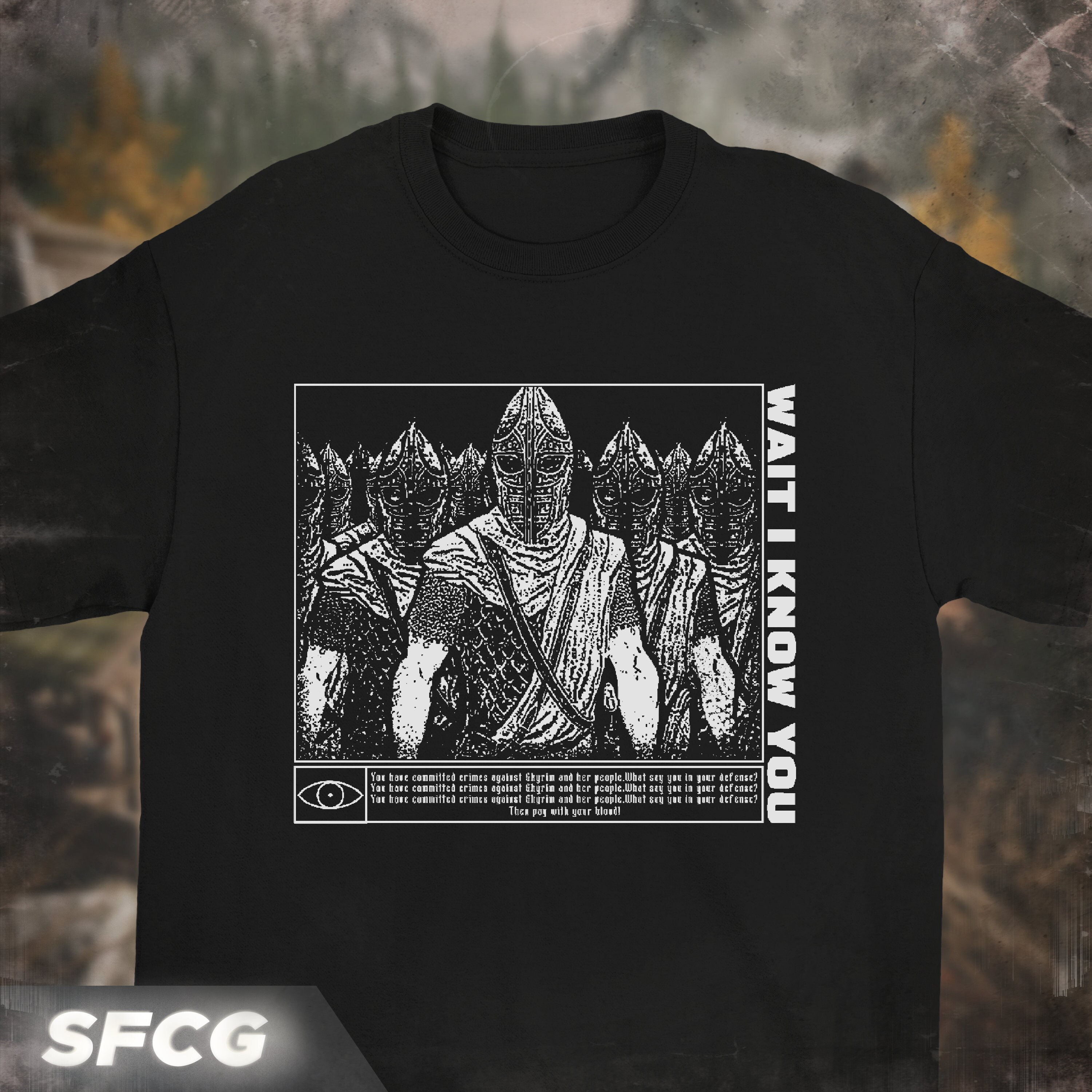 Wait I Know You. Skyrim Themed T-shirt (unisex) - Etsy