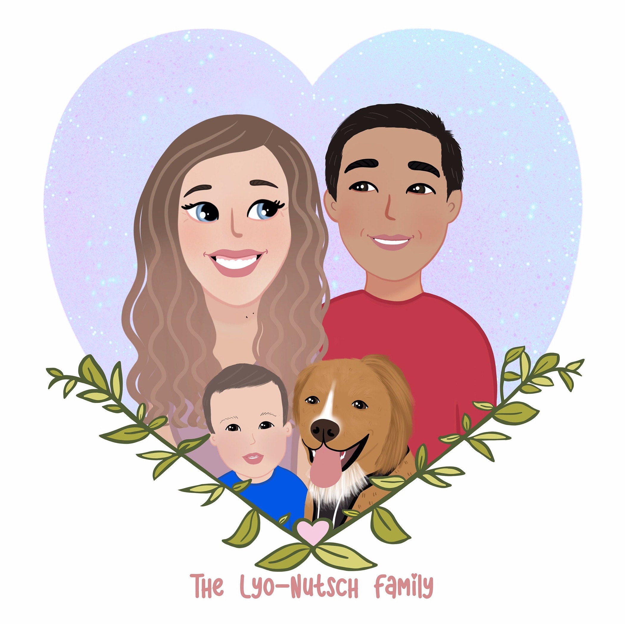 Custom Family Portrait: Personalized Painting From Photo - Etsy