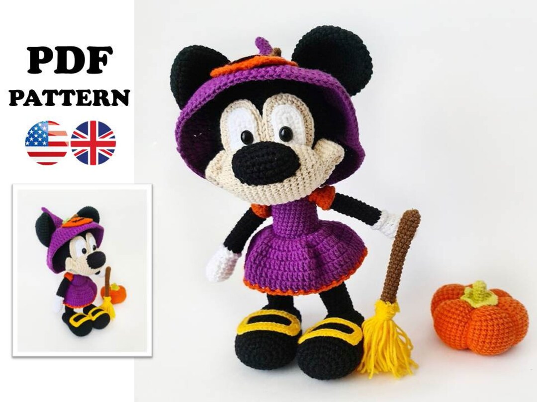 Witch Mouse Crochet Pattern – Amigurumi – Crochet Toy (PDF Tutorial) - Etsy