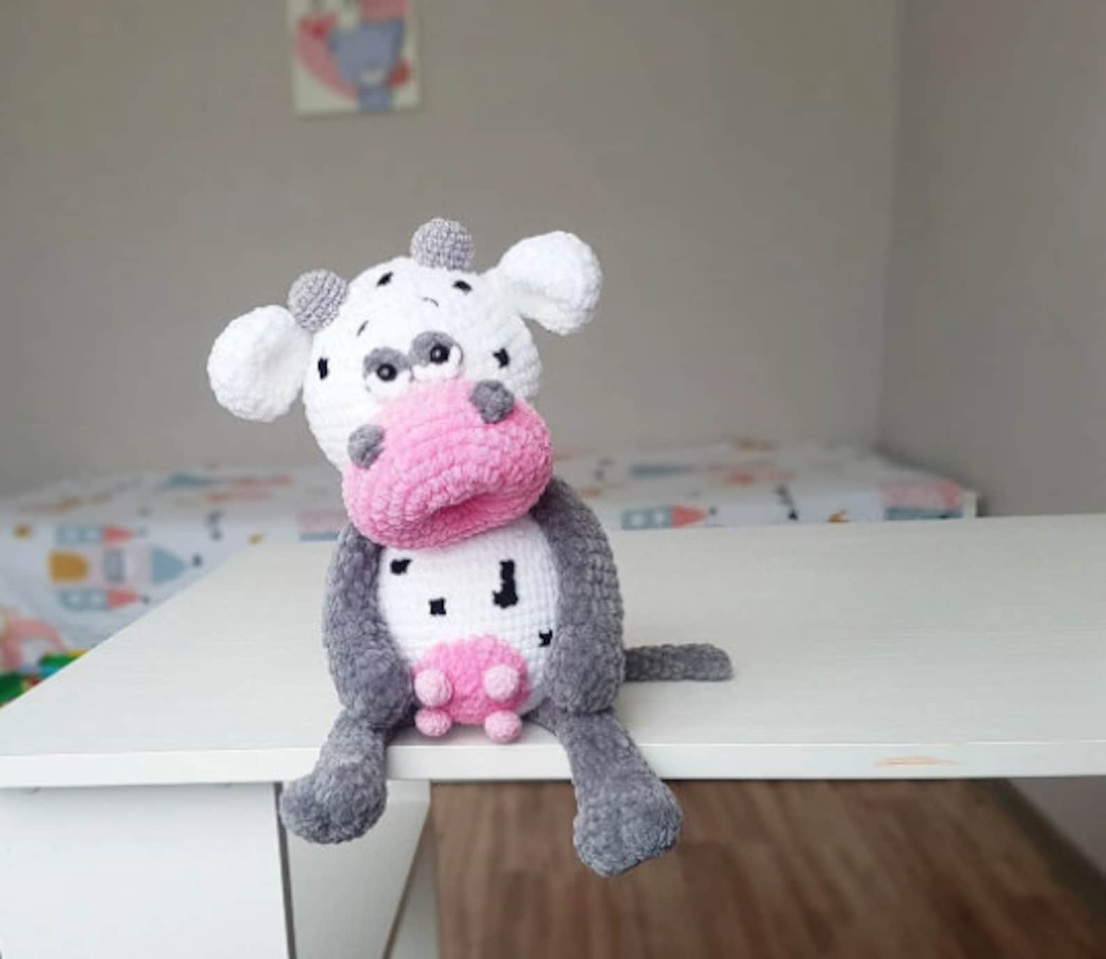 CROCHET PATTERN Cow Toy / Amigurumi Tutorial PDF File - Etsy