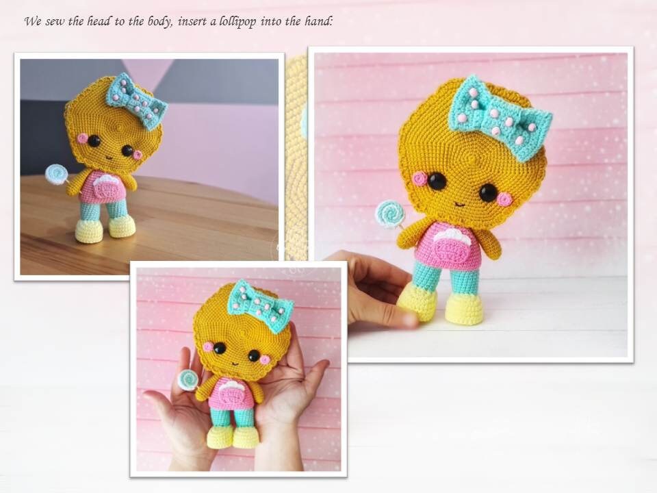 Cookie CROCHET PATTERN amigurumi Crochet Photo Tutorial PDF - Etsy