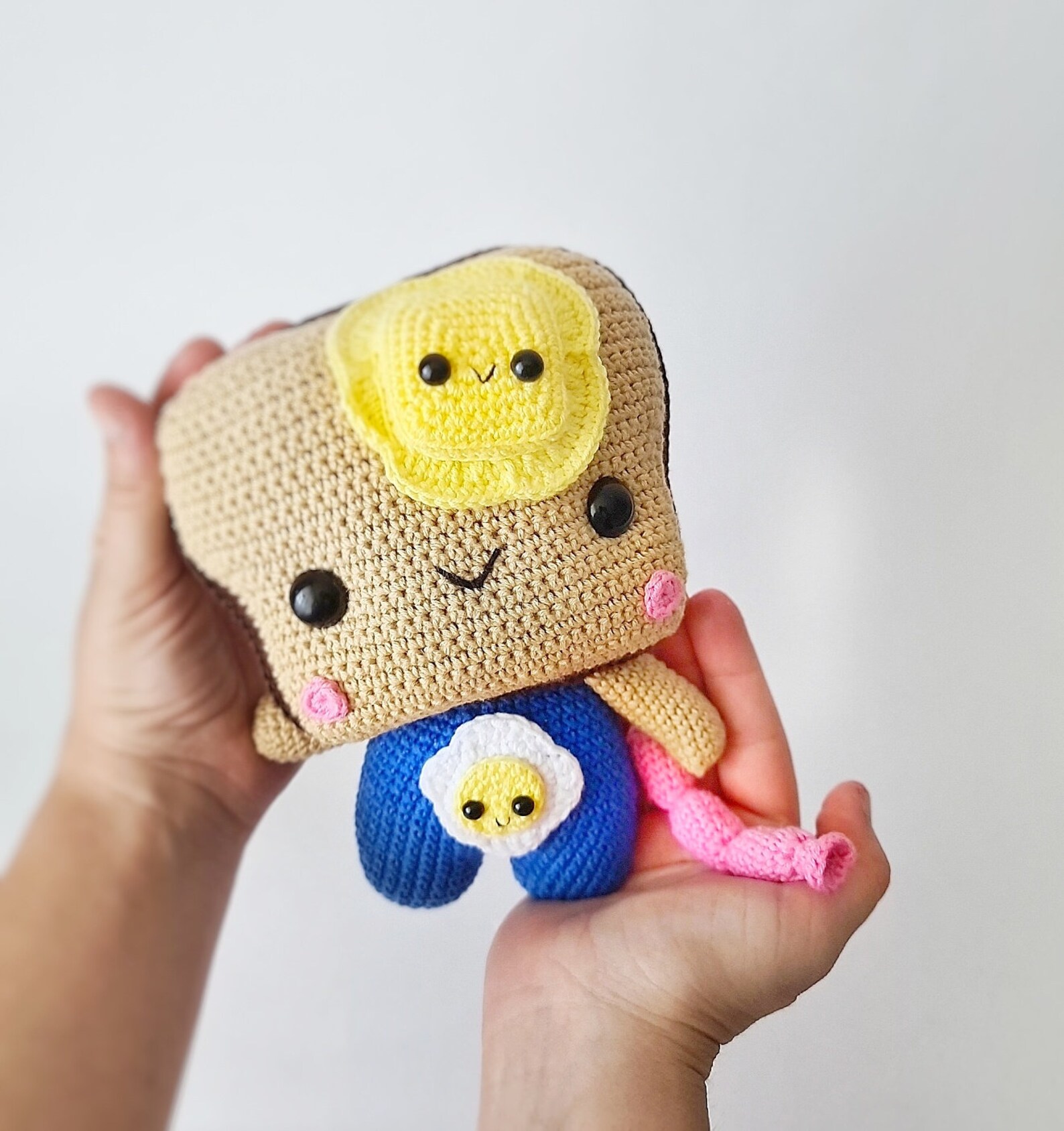 CROCHET PATTERN Toast amigurumi Crochet Photo Tutorial PDF - Etsy