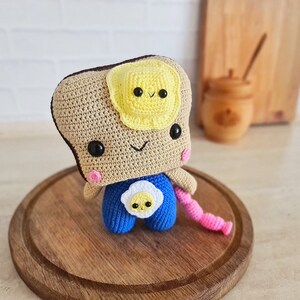 CROCHET PATTERN Toast (amigurumi, Crochet, Photo Tutorial PDF File) - Etsy