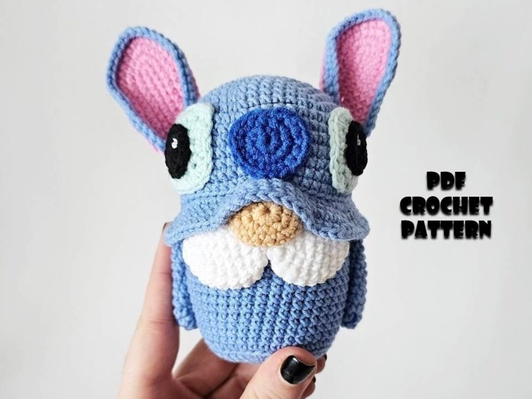 Blue Alien Monster Gnome, Crochet Gnome, Gnome Amigurumi, Gnome ...