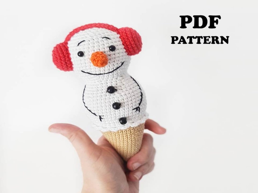 Crochet Pattern Snowman Keychain, Crochet Snowman, Snowman Amigurumi ...