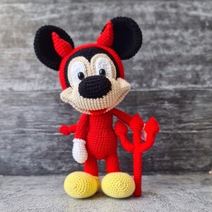 Devil Mouse Crochet Pattern – Amigurumi – Crochet Toy (PDF Tutorial) - Etsy