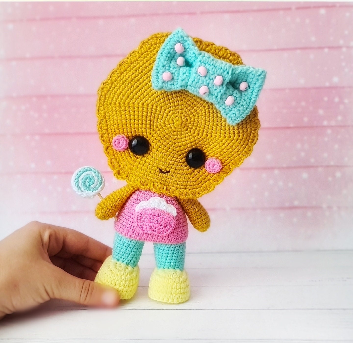 Cookie CROCHET PATTERN amigurumi Crochet Photo Tutorial PDF - Etsy