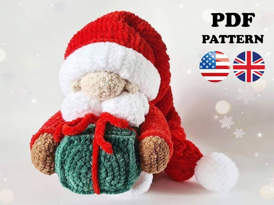 Santa Claus Crochet Pattern Amigurumi Crochet Toy PDF - Etsy