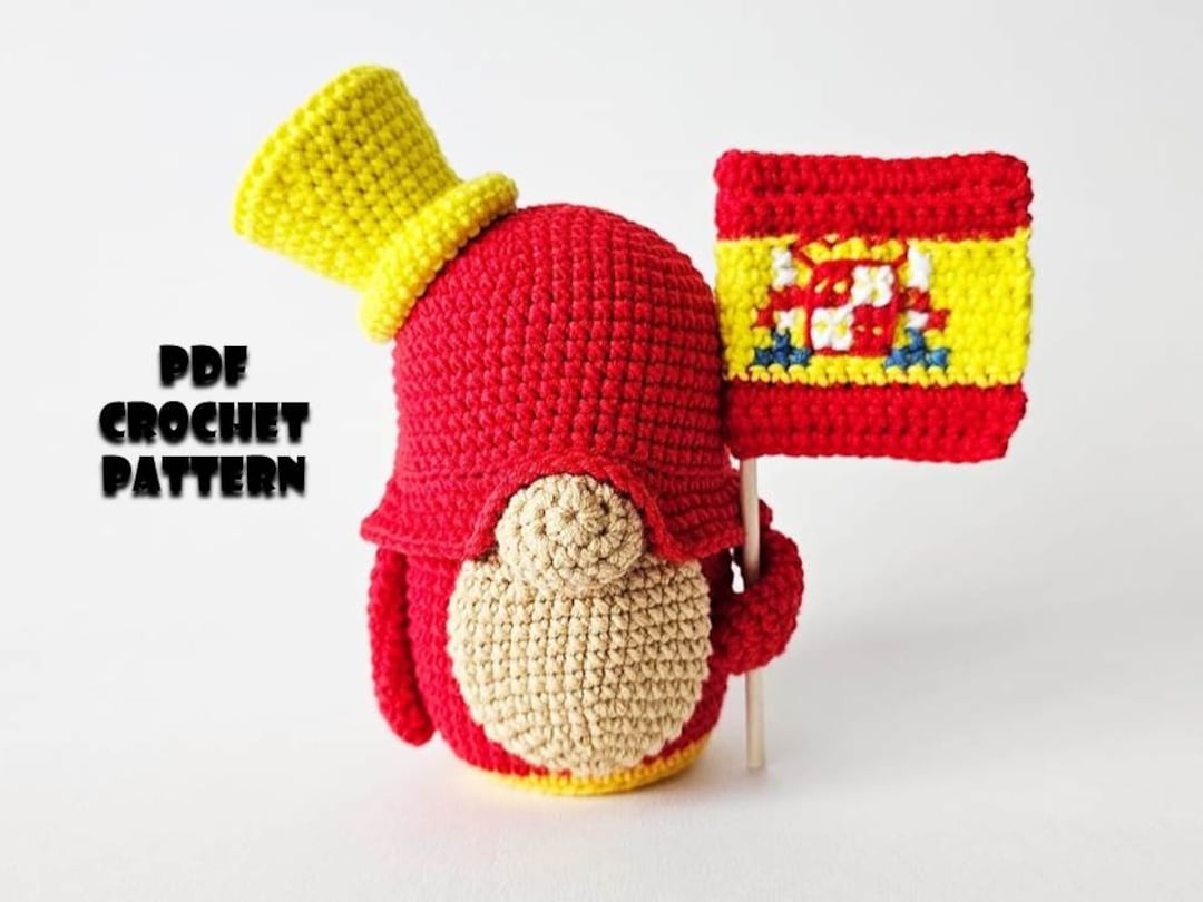 Croccrochet Spanish Gnome, Crochet Gnome, Gnome Spanish Amigurumi ...