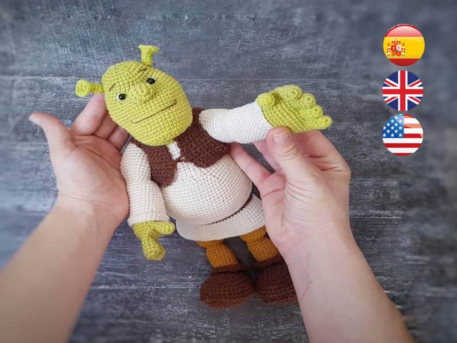 CROCHET PATTERN Ogre Toy / Amigurumi Tutorial PDF File - Etsy