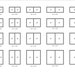 Autocad 2D Blocks | Standard Sliding Windows | Elevations - Etsy