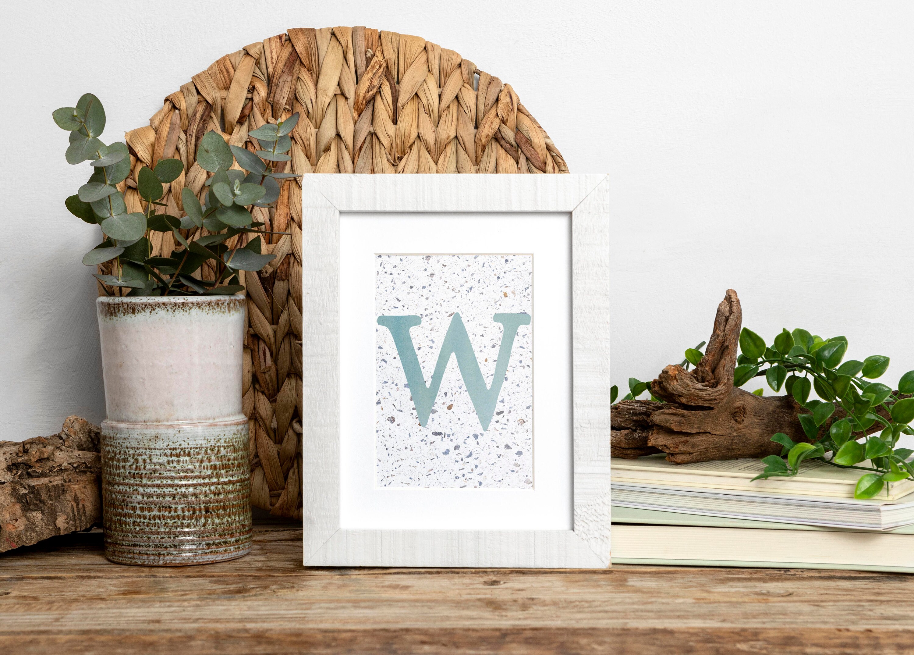 Letter W Print Large Letter Print Custom Initial Print - Etsy