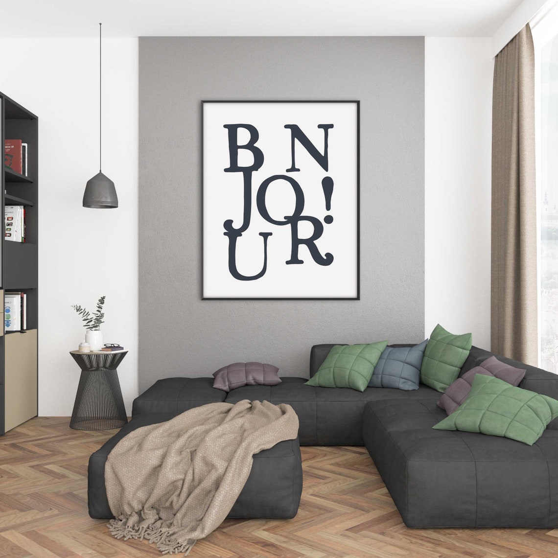 Bonjour Wall Art, Bonjour Sign, Bonjour Printable, Bonjour Poster ...