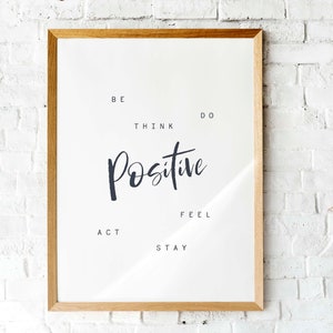 Positive Poster, Positive Quote Signs, Positive Sayings, Positive Quote ...