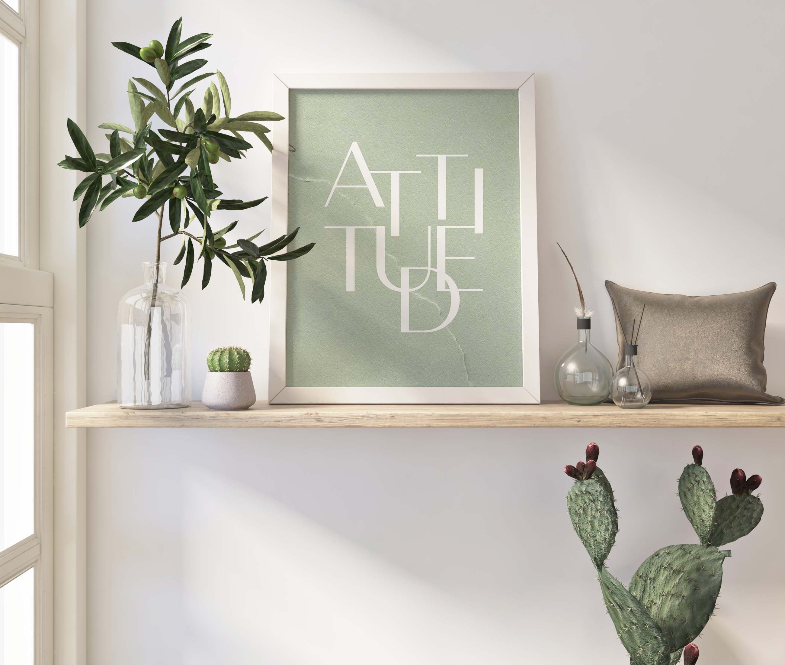 Attitude, Attitude Quote, Word Art Poster, Attitude Poster, Attitude ...